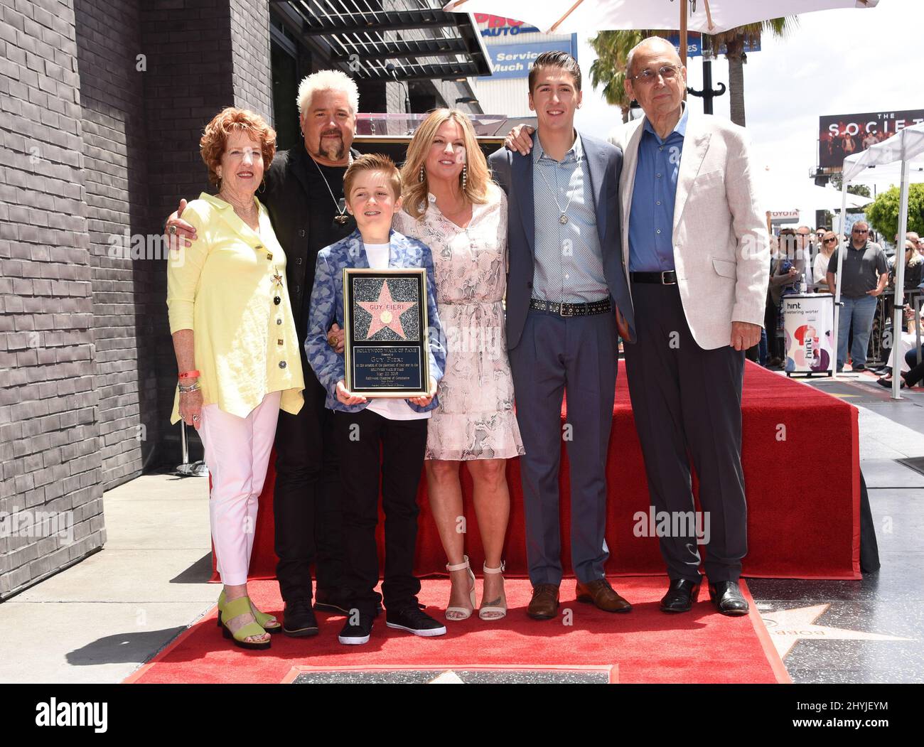 Penny Ferry, Guy Fieri, Lori Fieri, Hunter Fieri, Ryder Fieri and Jim ...