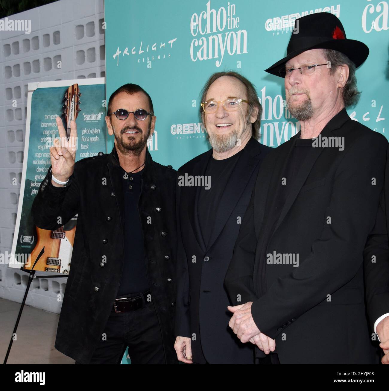 Ringo Starr, Stephen Stills and Roger McGuinn attending the Los Angeles ...
