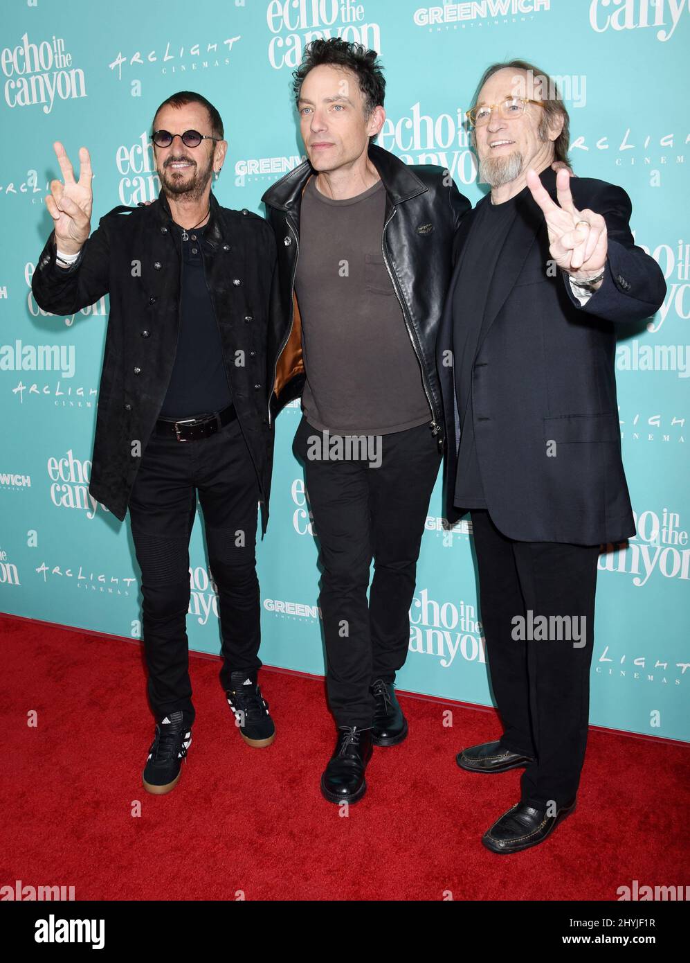 Ringo Starr, Jakob Dylan and Stephen Stills attending the Los Angeles ...