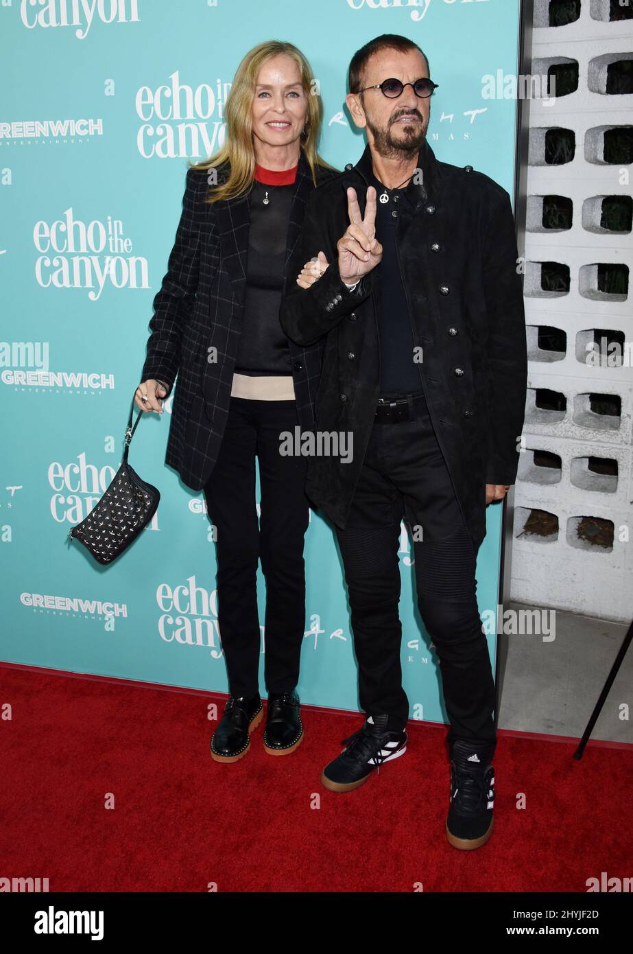 Barbara Bach and Ringo Starr attending the Los Angeles premiere of Echo ...