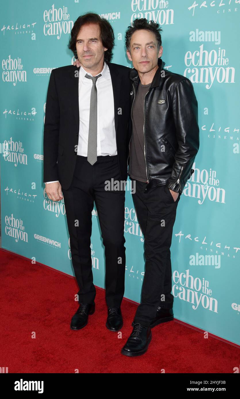 Andrew Slater and Jakob Dylan attending the Los Angeles premiere of ...