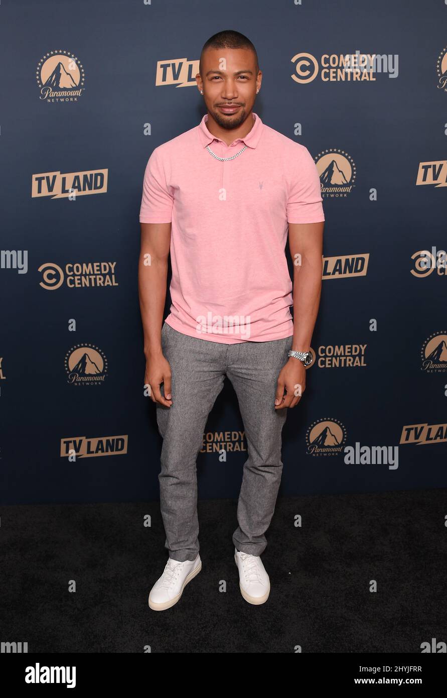 Charles MIchael Davis arriving to the Comedy Central, Paramount Network ...