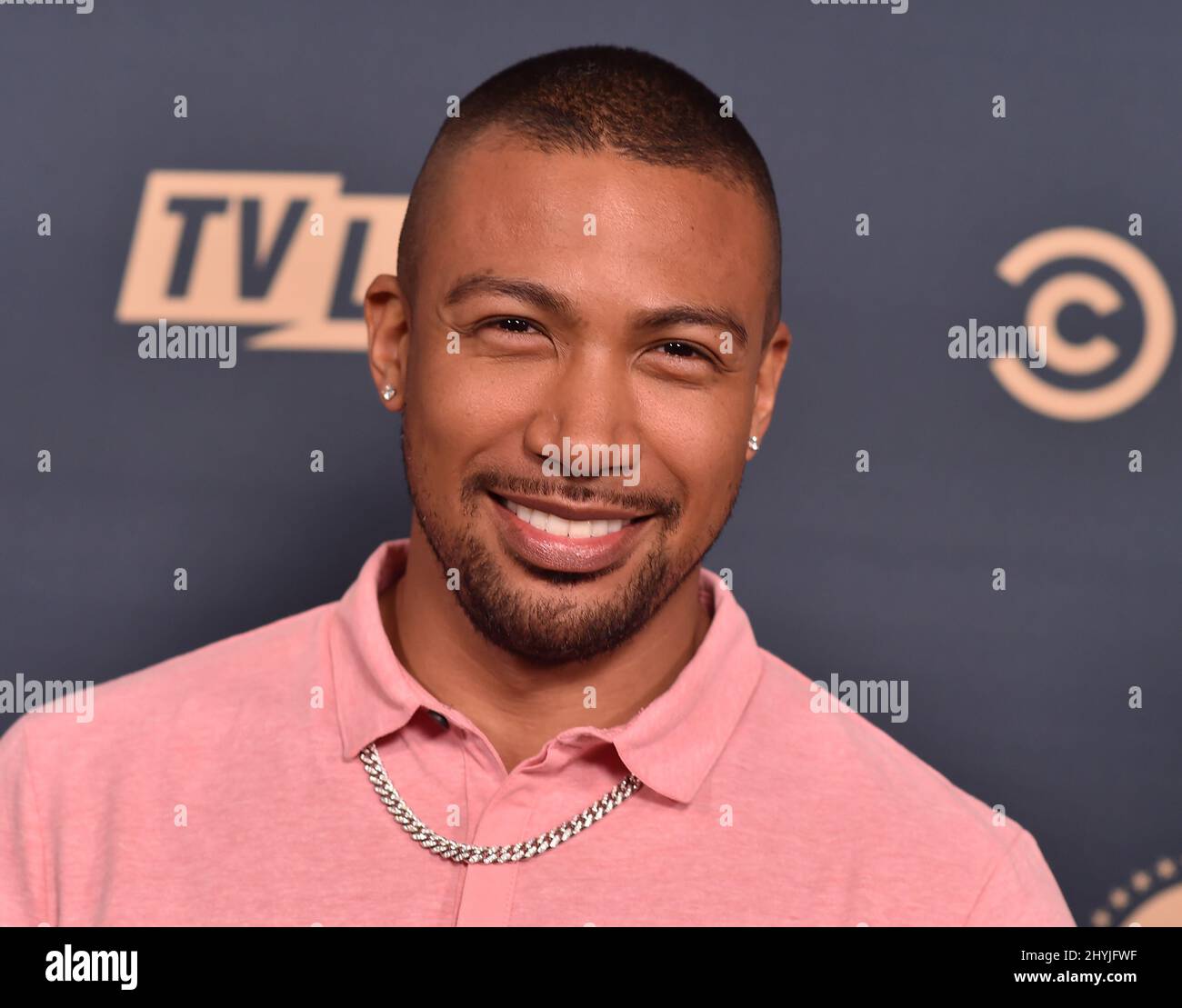 Charles MIchael Davis arriving to the Comedy Central, Paramount Network ...