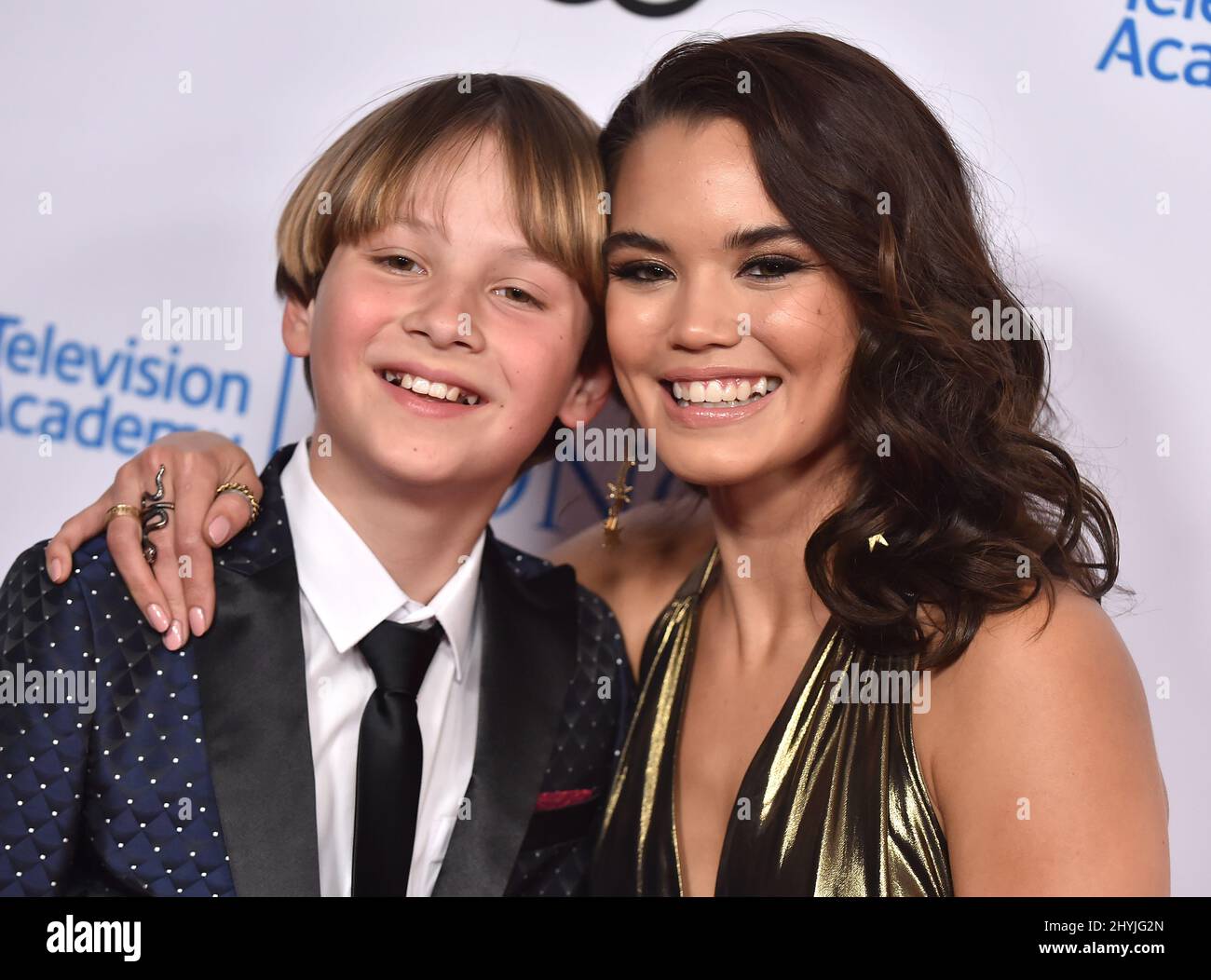 Finn Carr and Paris Berelc attending the Television Academy Honors at ...