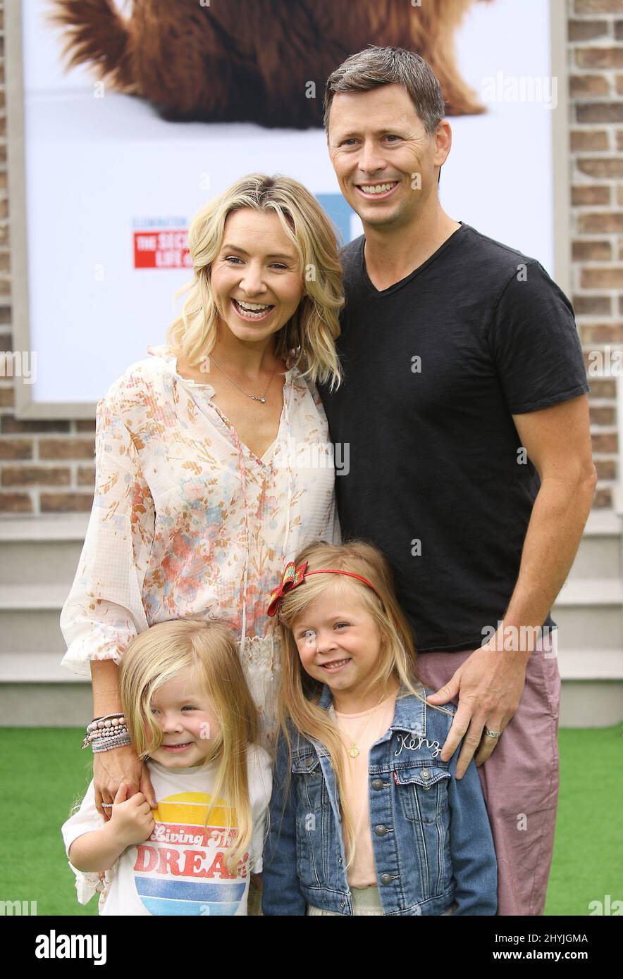 Beverley Mitchell, Michael Cameron, Hutton Cameron and Kenzie Cameron ...