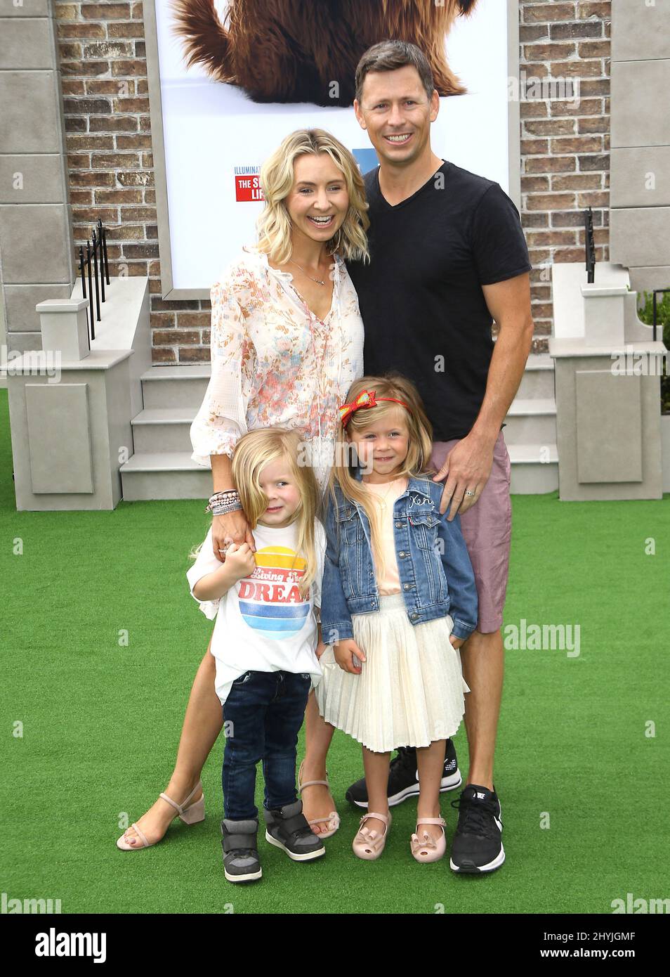 Beverley Mitchell, Michael Cameron, Hutton Cameron and Kenzie Cameron ...