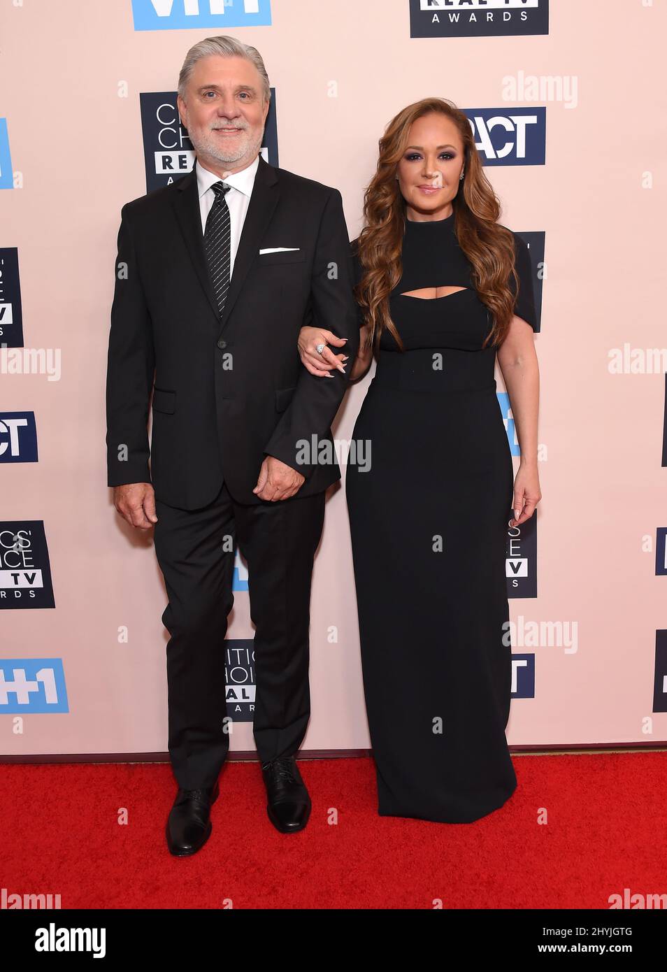 Mike Rinder and Leah Remini at the Critics' Choice Real TV Awards held ...