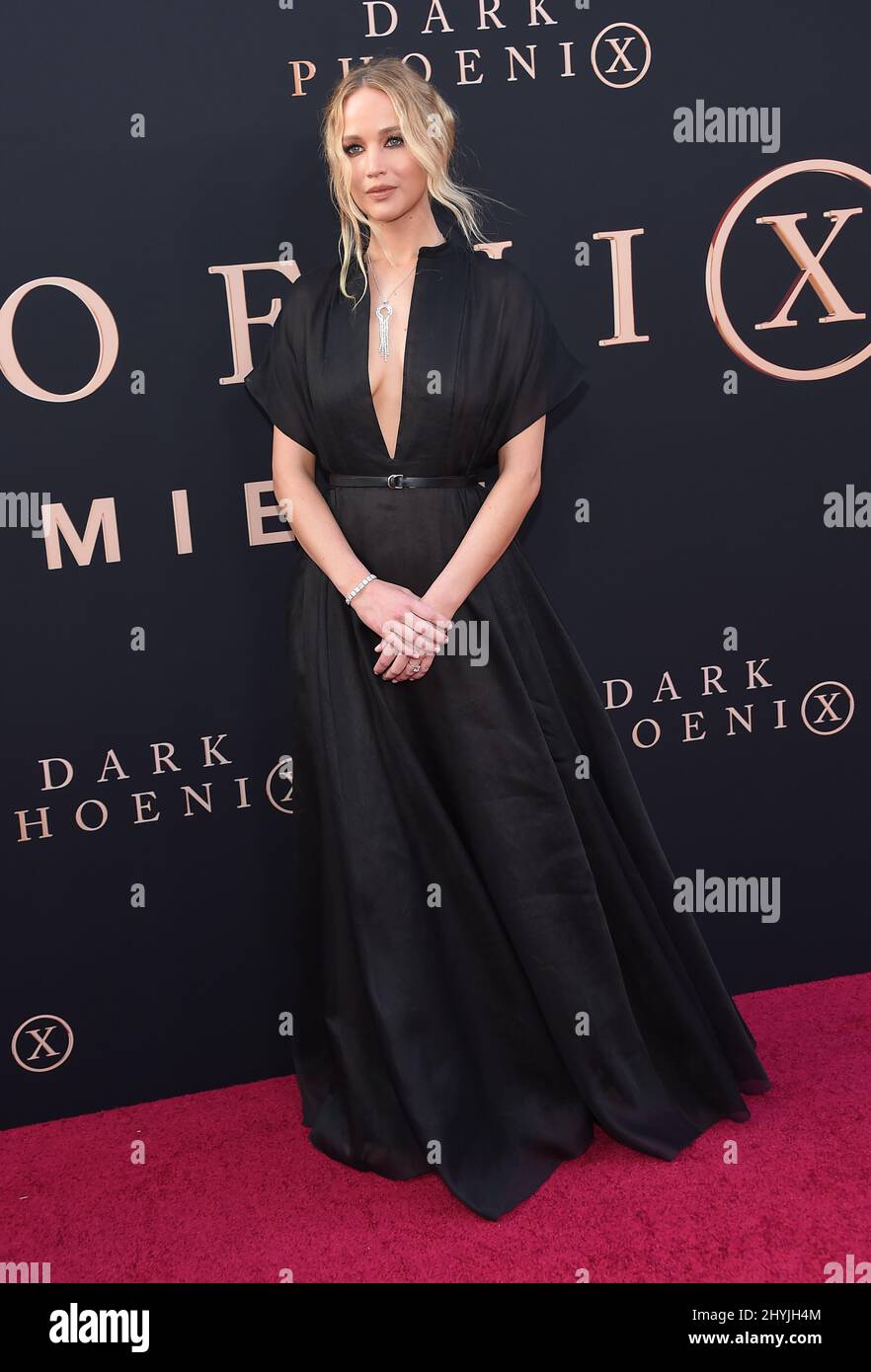 Jennifer Lawrence attending the premiere of Dark Phoenix in Los Angeles ...