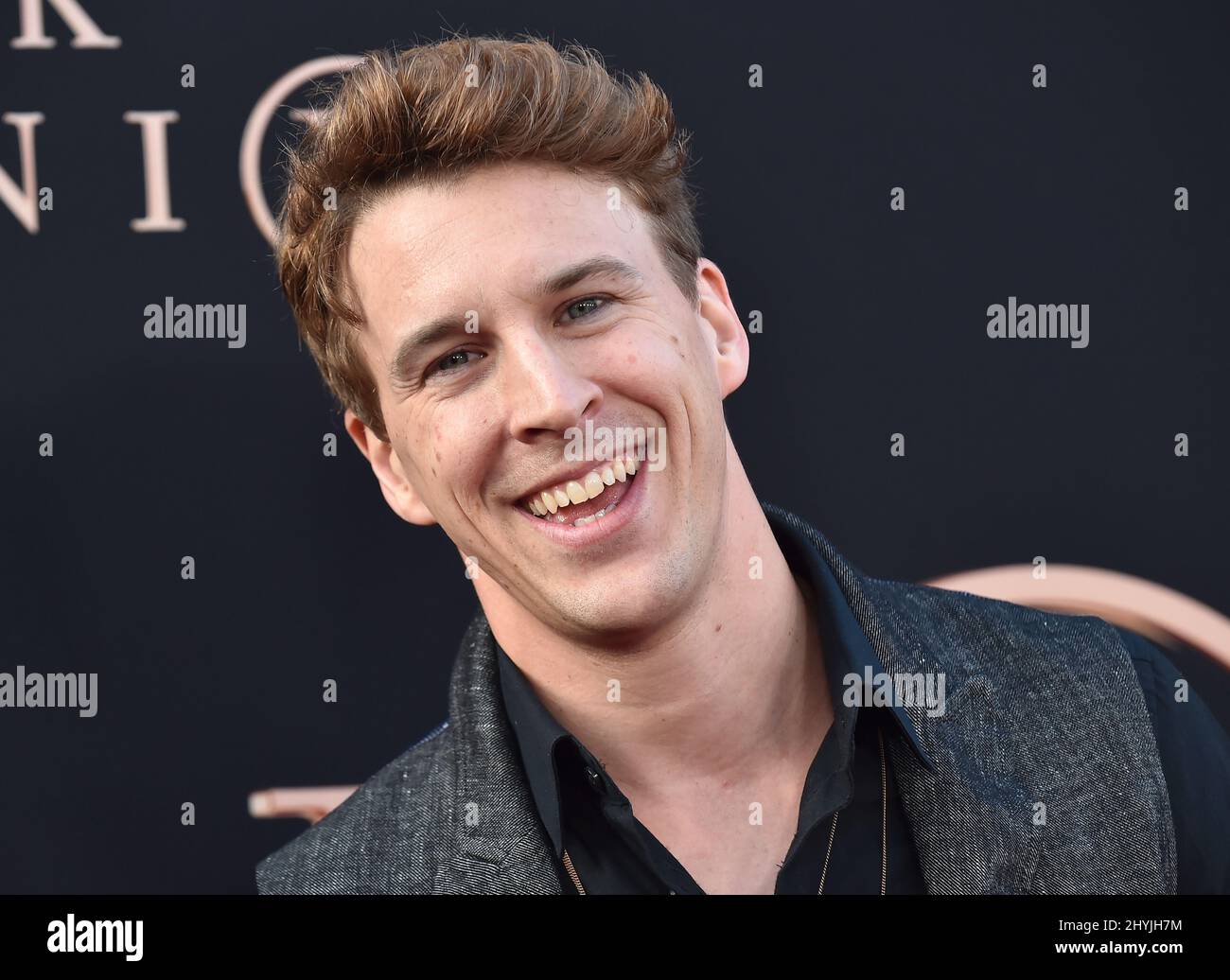 Jesse LaFlair attending the premiere of Dark Phoenix in Los Angeles ...