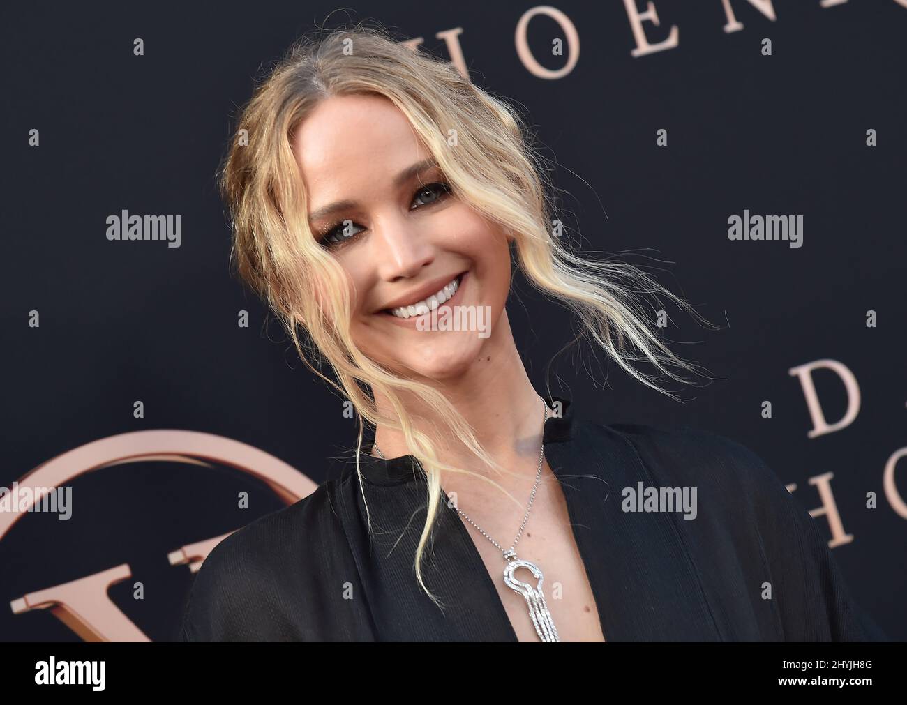 Jennifer Lawrence attending the premiere of Dark Phoenix in Los Angeles ...