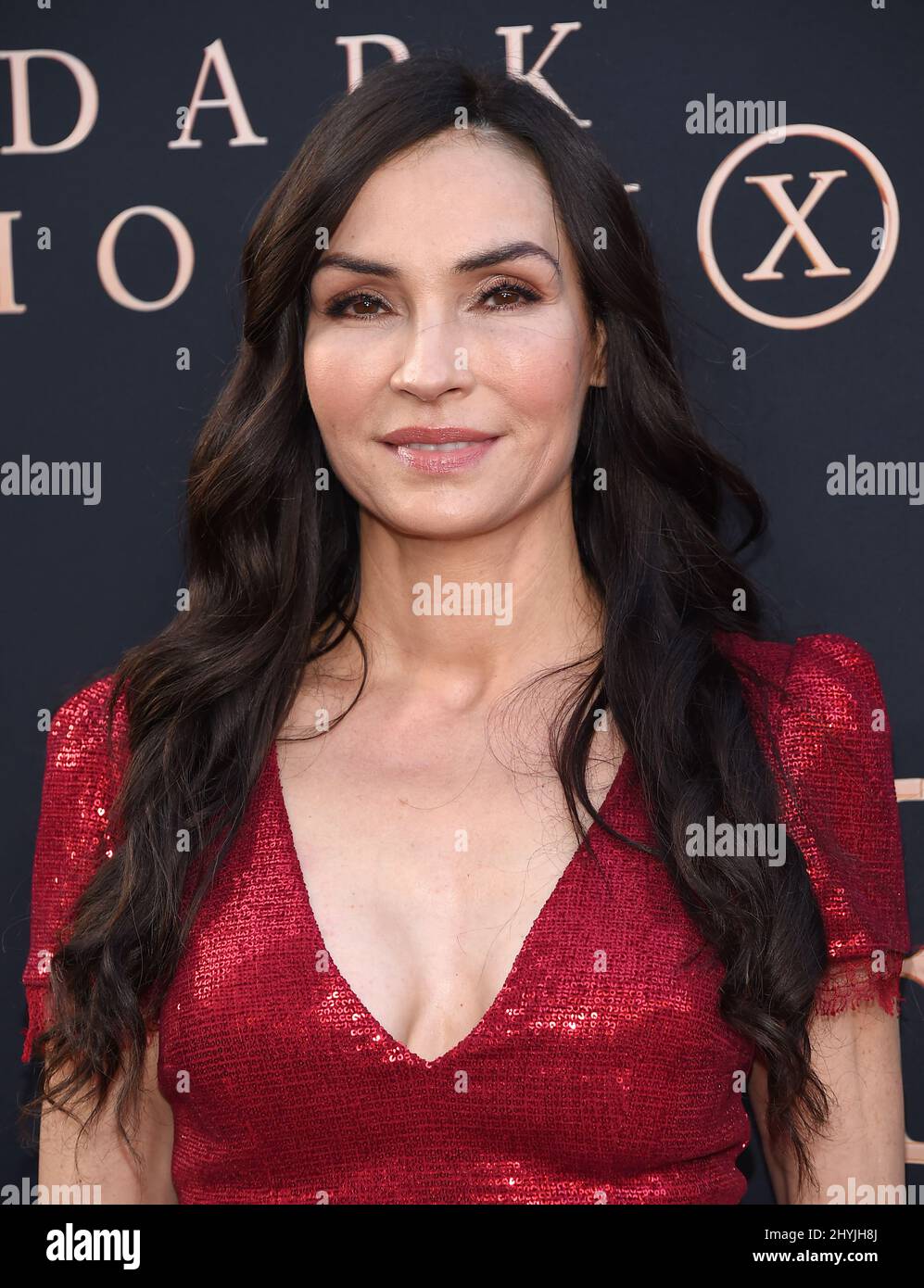 Famke Janssen attending the premiere of Dark Phoenix in Los Angeles ...