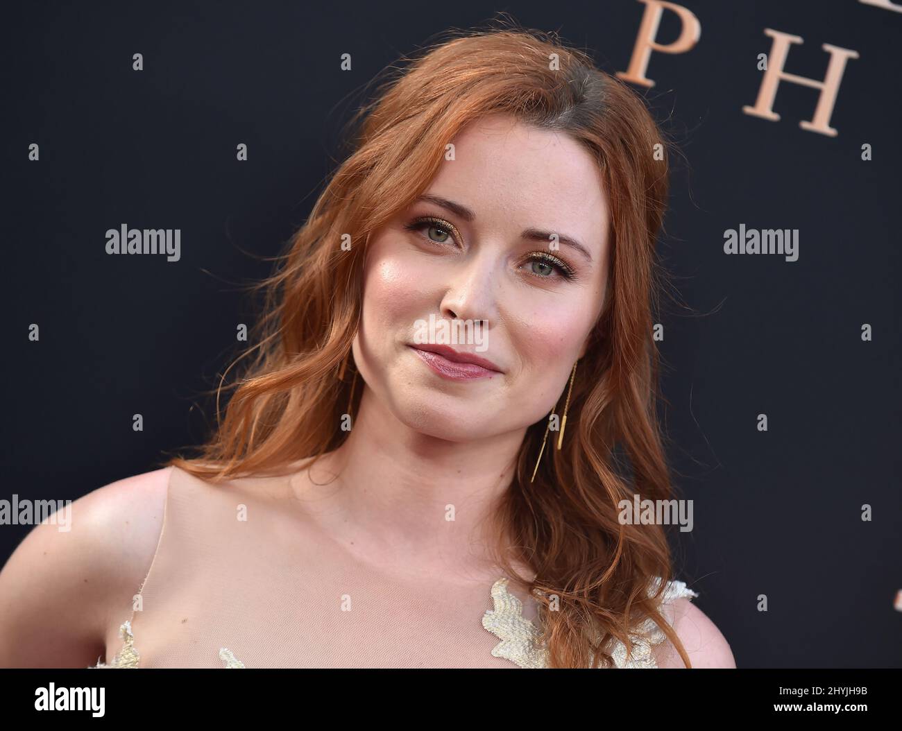 Hannah Anderson attending the premiere of Dark Phoenix in Los Angeles ...