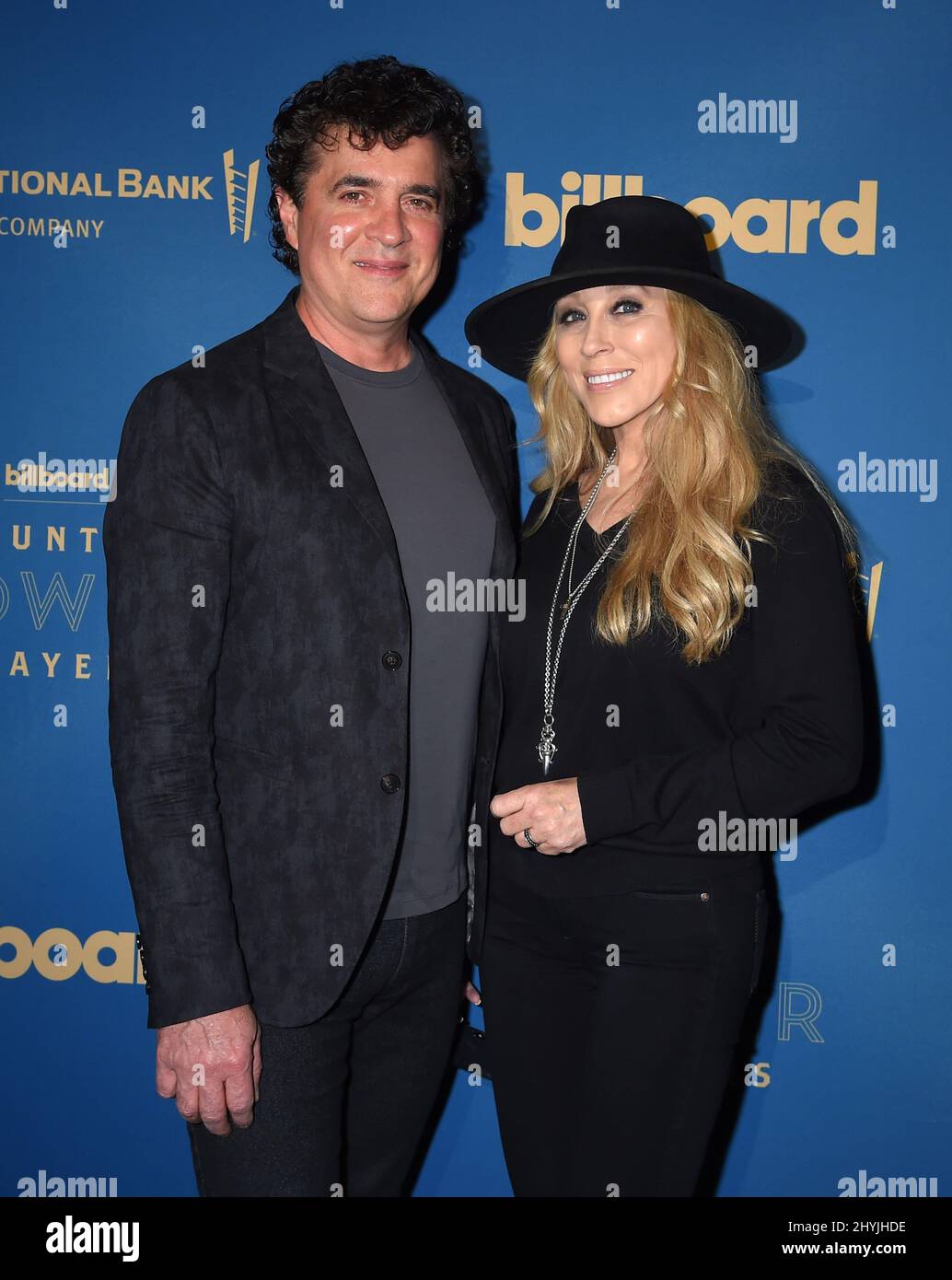 Scott Borchetta and Sandi Spika Borchetta attending the 2019 Billboard ...