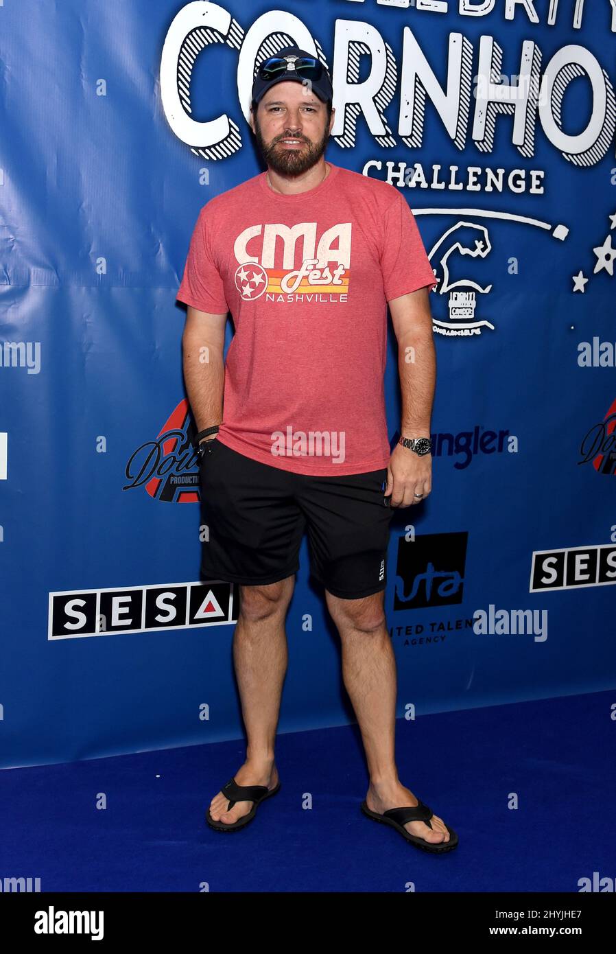 Mark Wills at the 7th Annual Craig Campbell Celebrity Cornhole ...