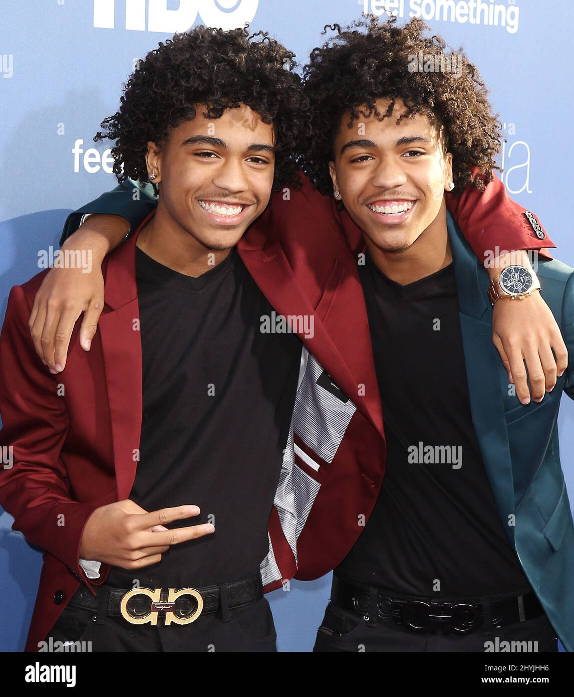 Tyler Timmons and Tristan Timmons attending the Euphoria premiere in ...