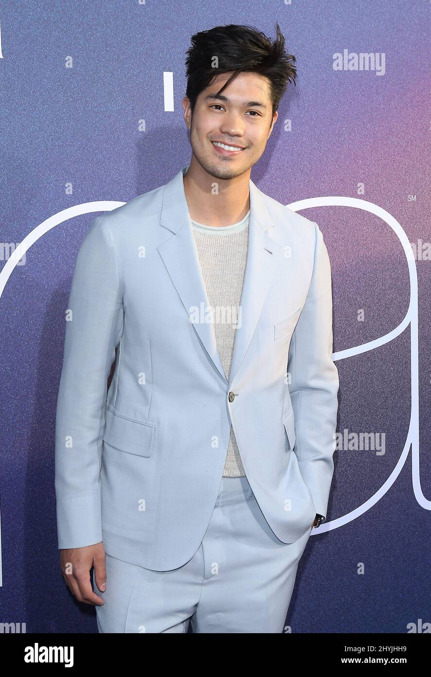 Ross Butler attending the Euphoria premiere in Los Angeles Stock Photo ...