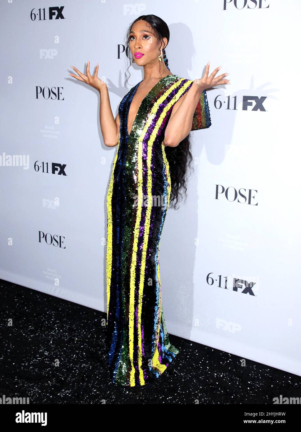 Mj Rodriguez attending the 'Pose' Season 2 Premiere held at the Plaza ...