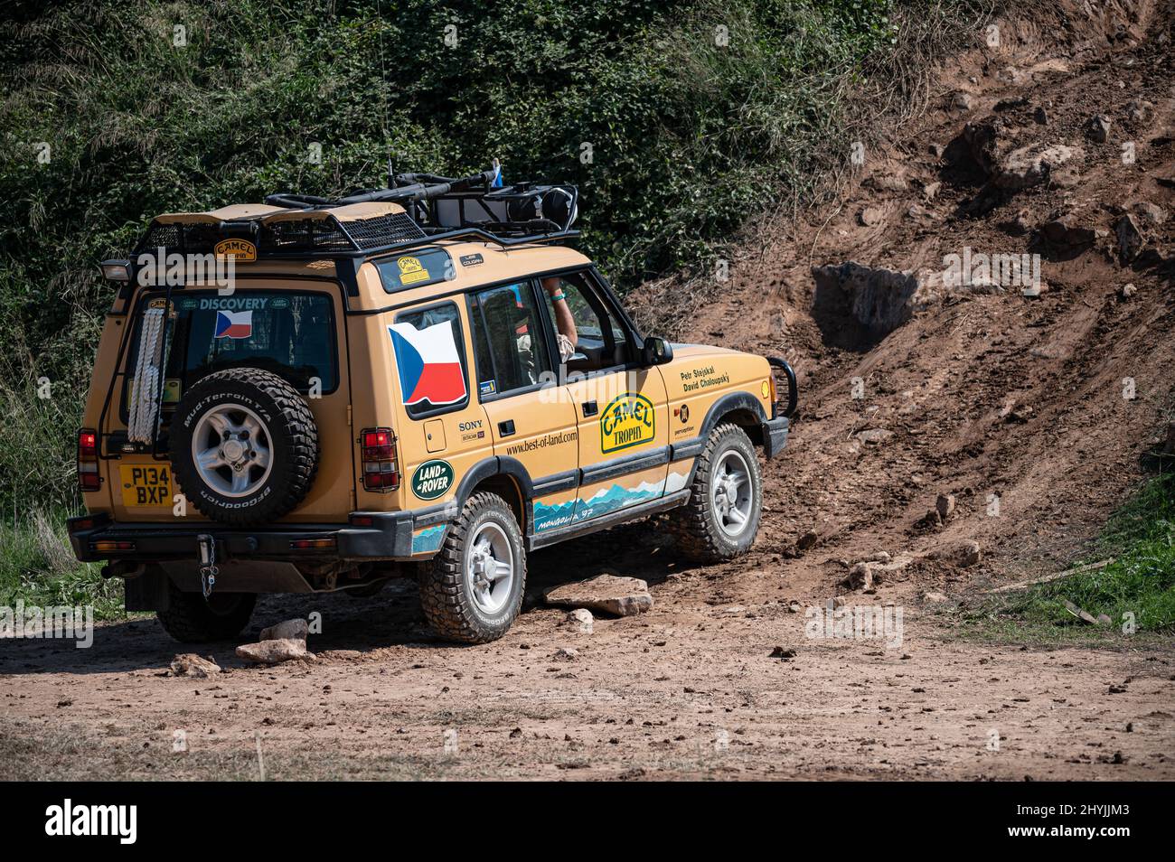 Picture of a First generation Land Rover Discovery series I prepared ...