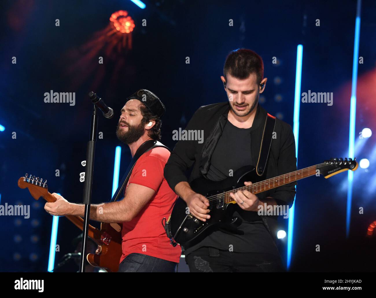 Thomas Rhett onstage at the 2019 CMA Fest held at Nissan Stadium on ...