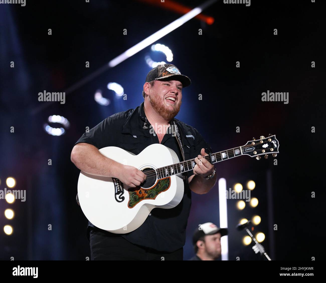 Luke Combs performing during Day Three of the 2019 CMA Fest in ...