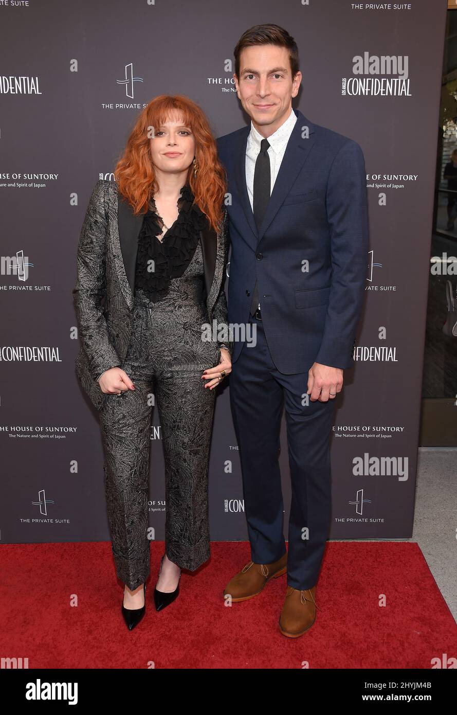 Natasha Lyonne and Chris Teague arriving at the 'Below the Line Talent ...