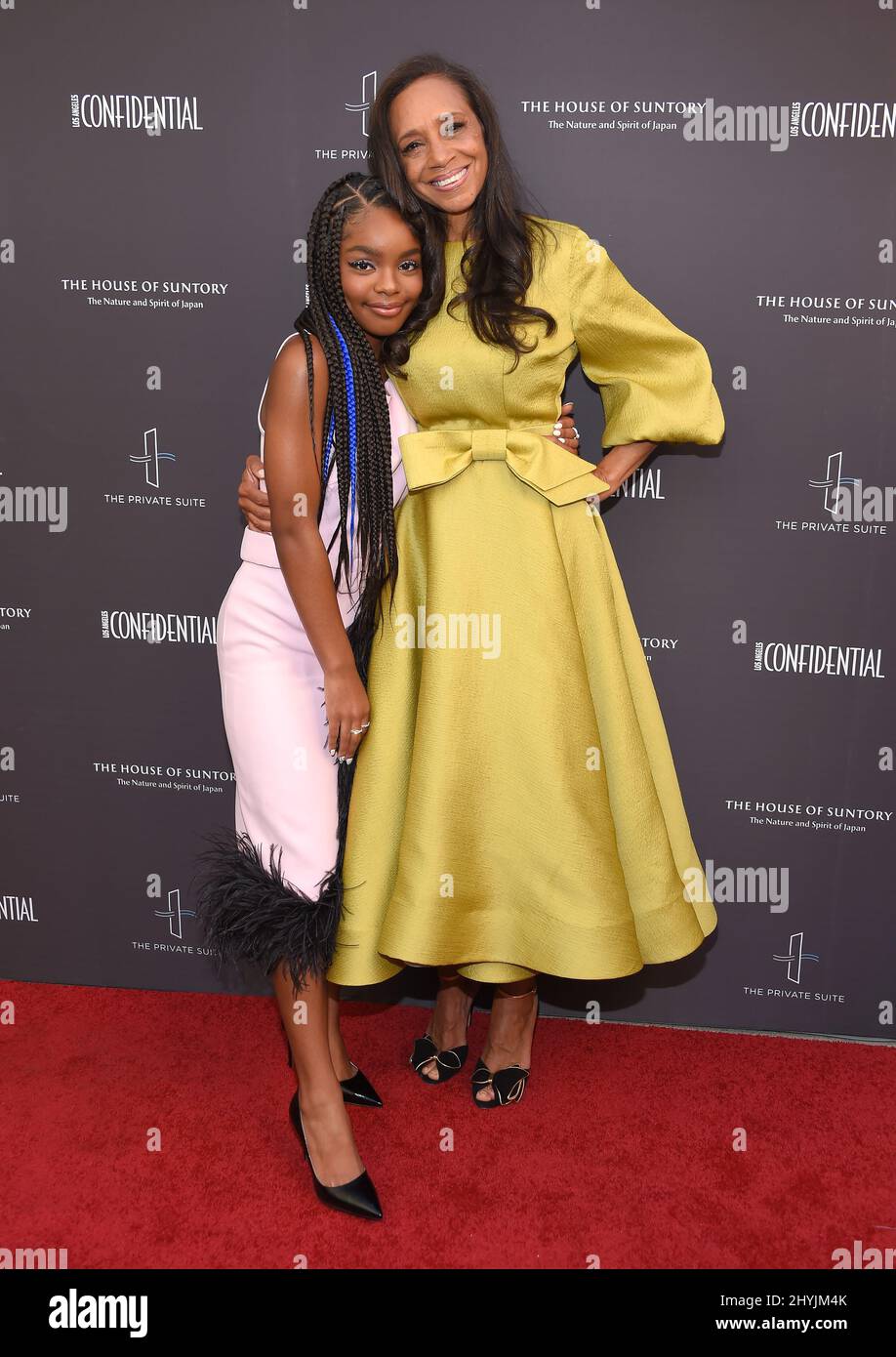 Marsai Martin and Michelle R. Cole arriving at the 'Below the Line ...