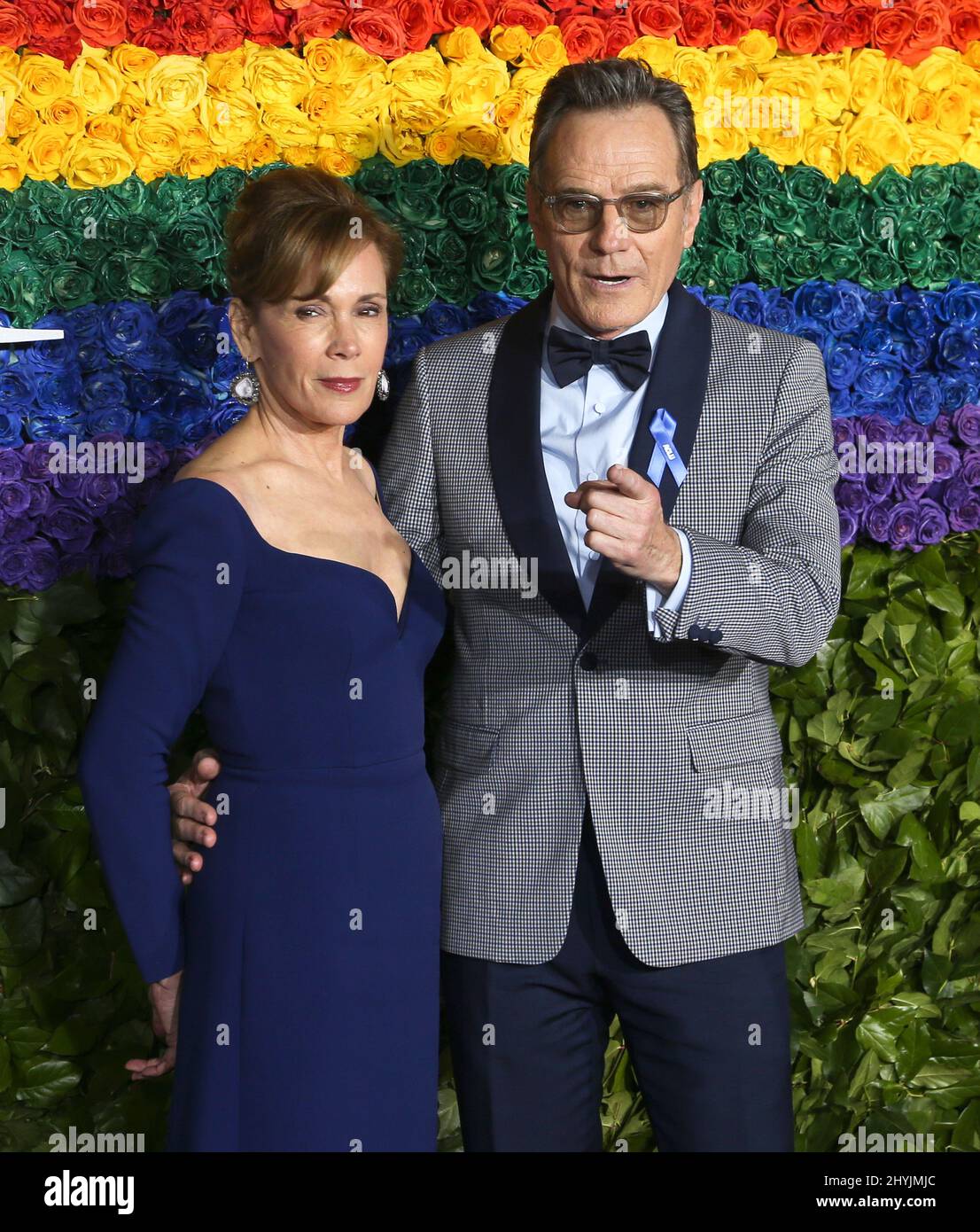 Bryan Cranston and Robin Dearden attends the 73rd annual Tony Awards at ...