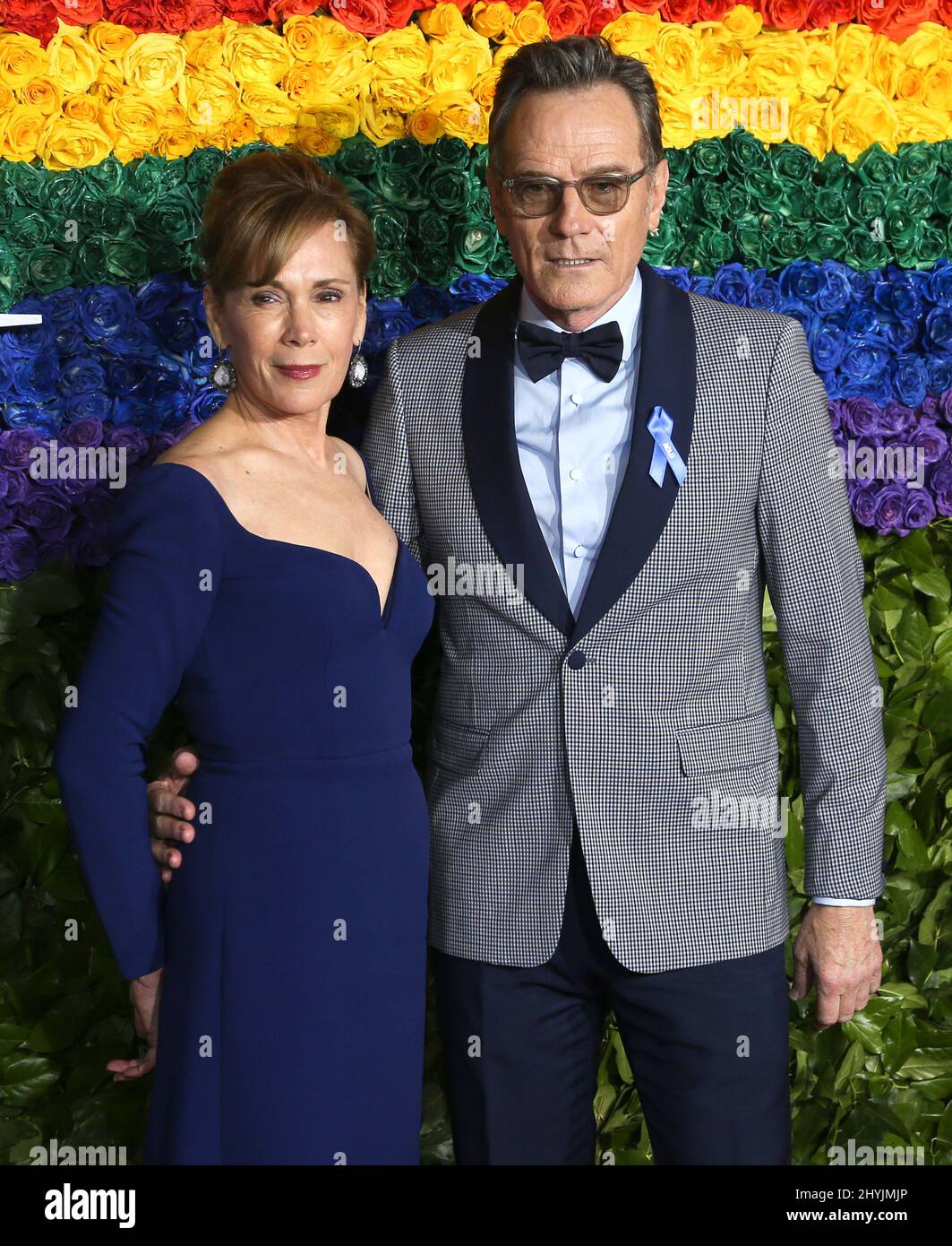 Bryan Cranston and Robin Dearden attends the 73rd annual Tony Awards at ...