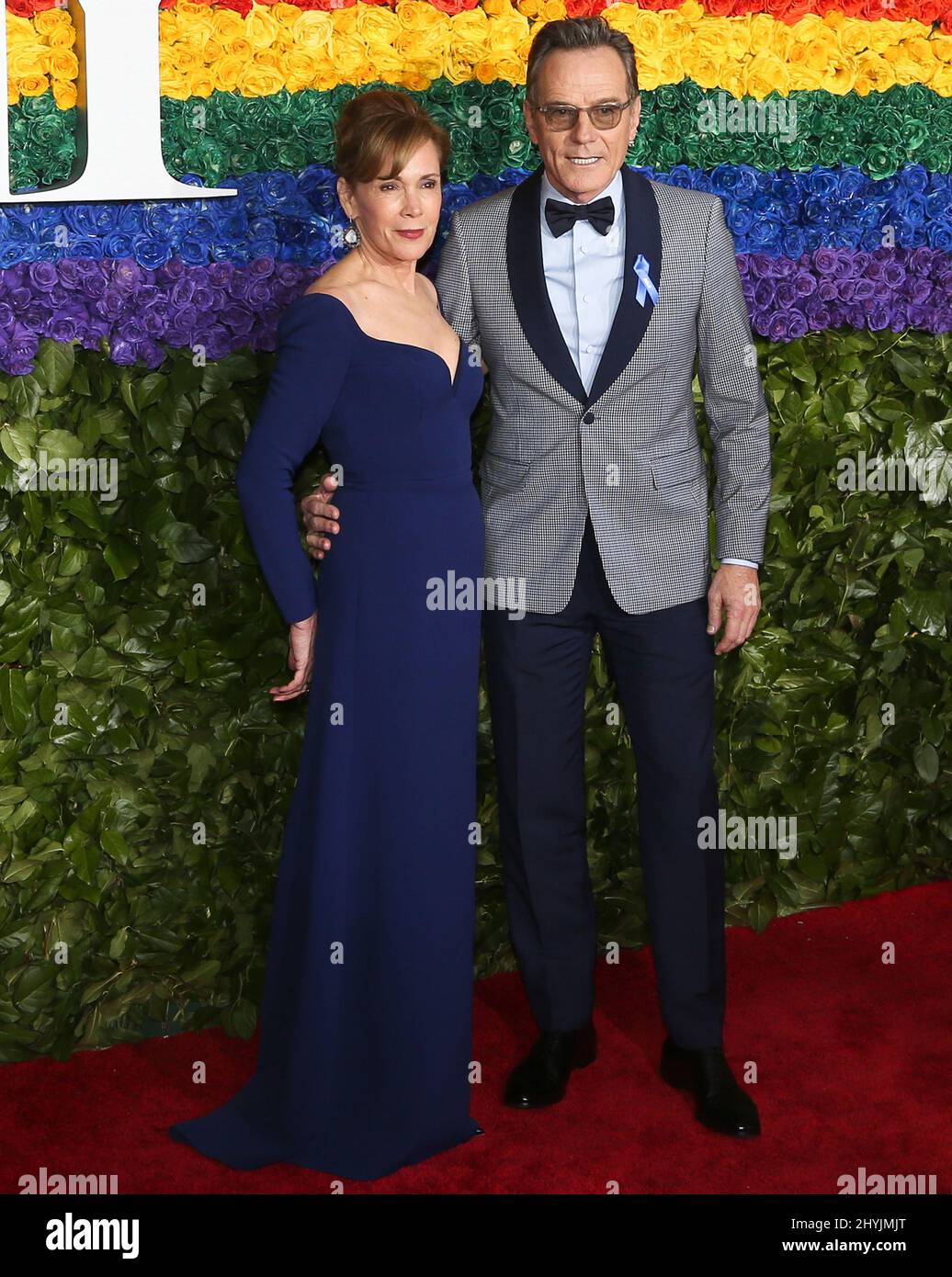 Bryan Cranston and Robin Dearden attends the 73rd annual Tony Awards at ...