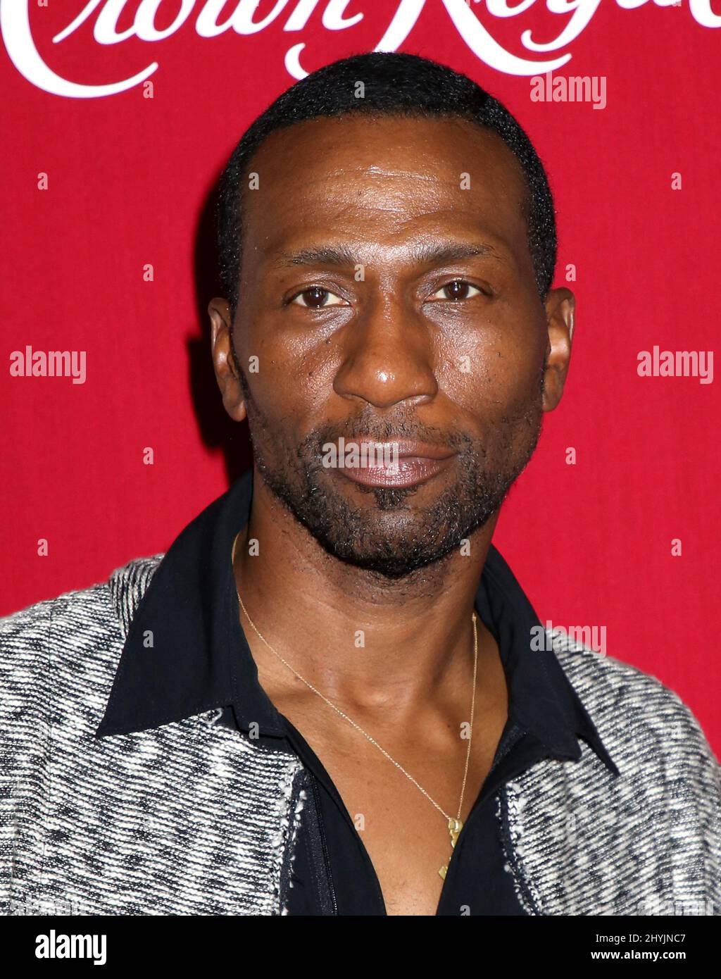 Leon Robinson attending the premiere of Shaft in New York Stock Photo ...