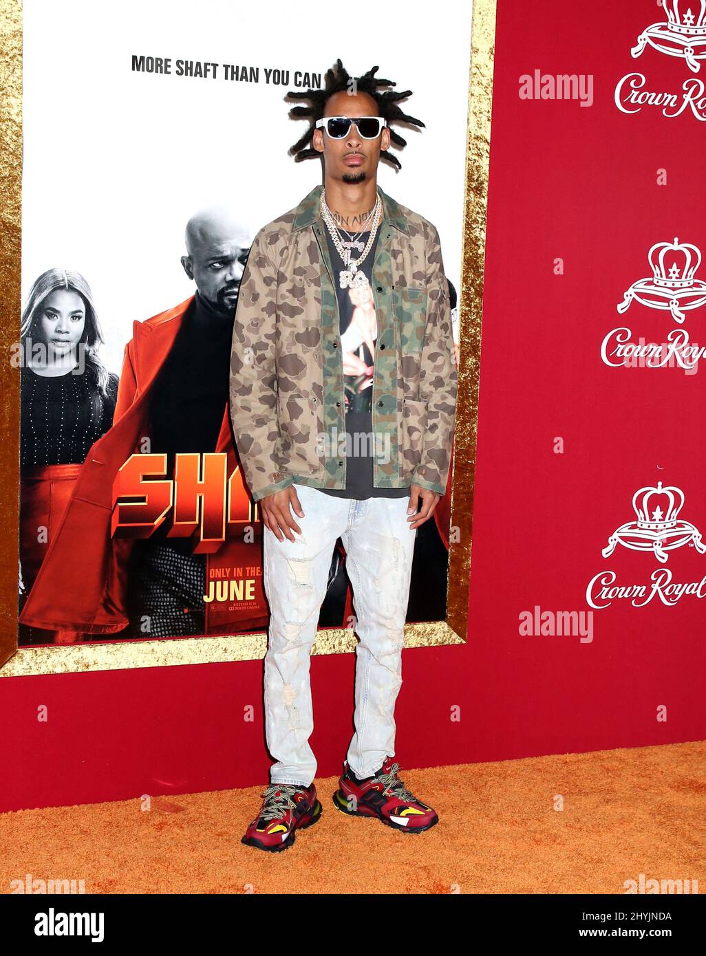 Robby Anderson attending the premiere of Shaft in New York Stock Photo ...