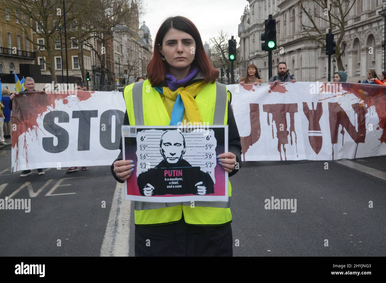 the 3rd london rally in support for the invasion of ukriane Stock Photo ...