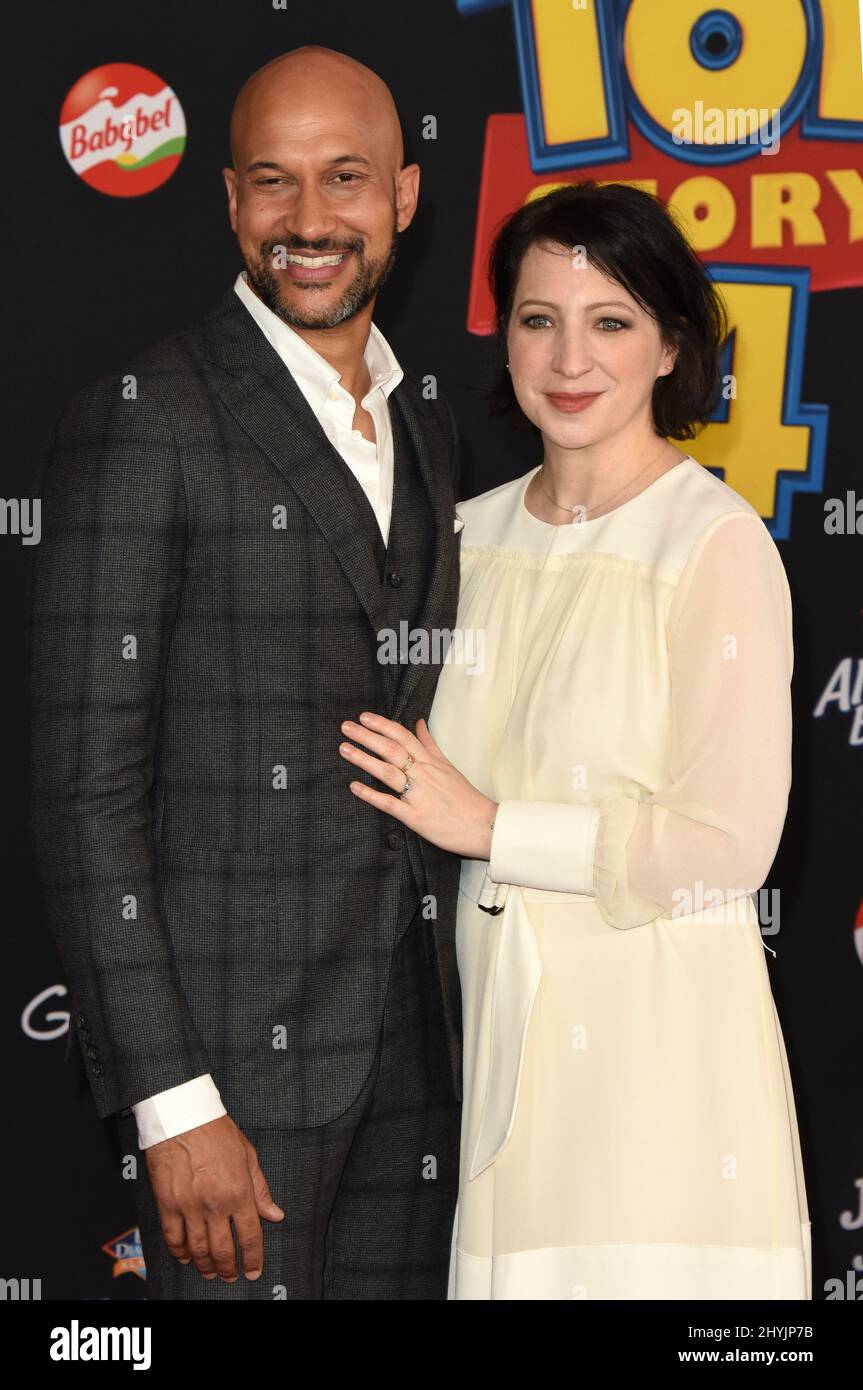 Keegan Michael Key and Elisa Pugliese attending the world premiere of ...