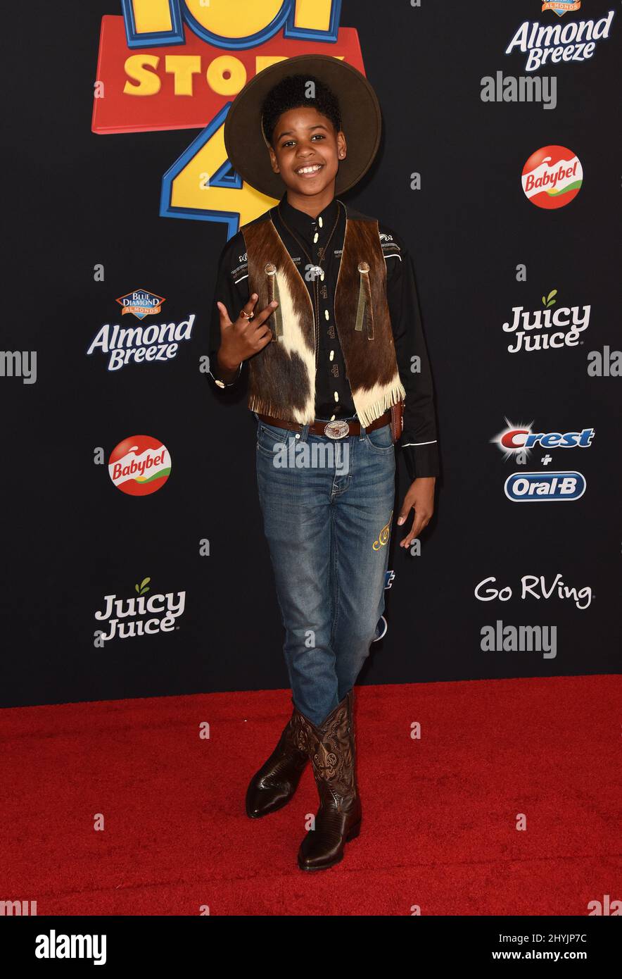 JD McCrary attending the world premiere of "Toy Story 4" held at the El ...