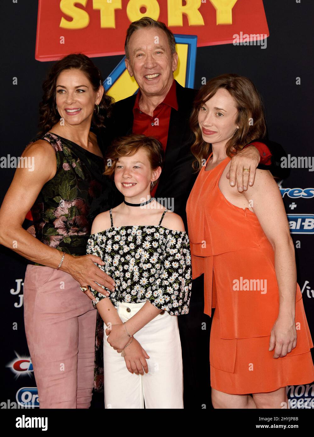 Jane Hajduk, Elizabeth Allen Dick, Tim Allen and Katherine Allen ...