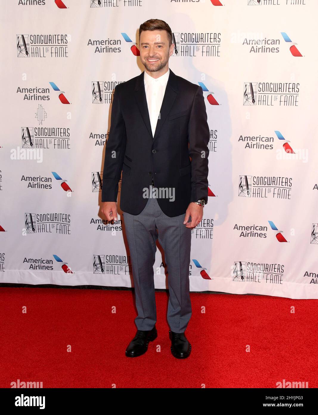 Justin Timberlake attending the Songwriters Hall of Fame 50th Annual ...