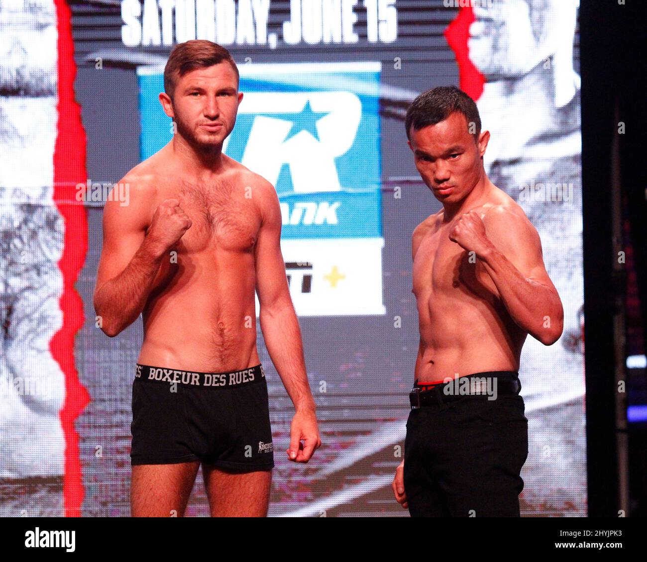 Isaac Lowe, Duarn Vue during Tyson Fury vs Tom Schwarz Heavyweight ...