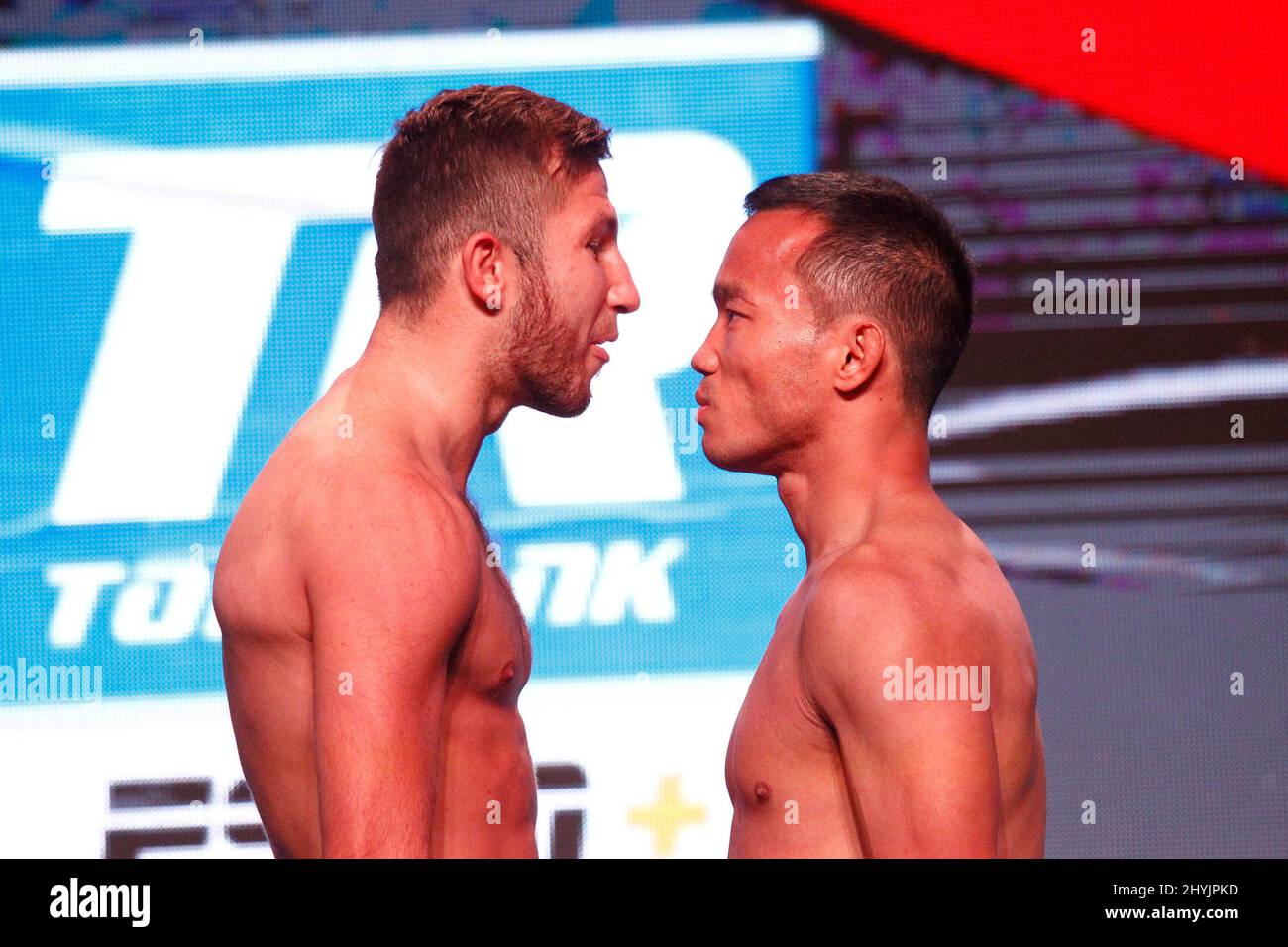 Isaac Lowe, Duarn Vue during Tyson Fury vs Tom Schwarz Heavyweight ...