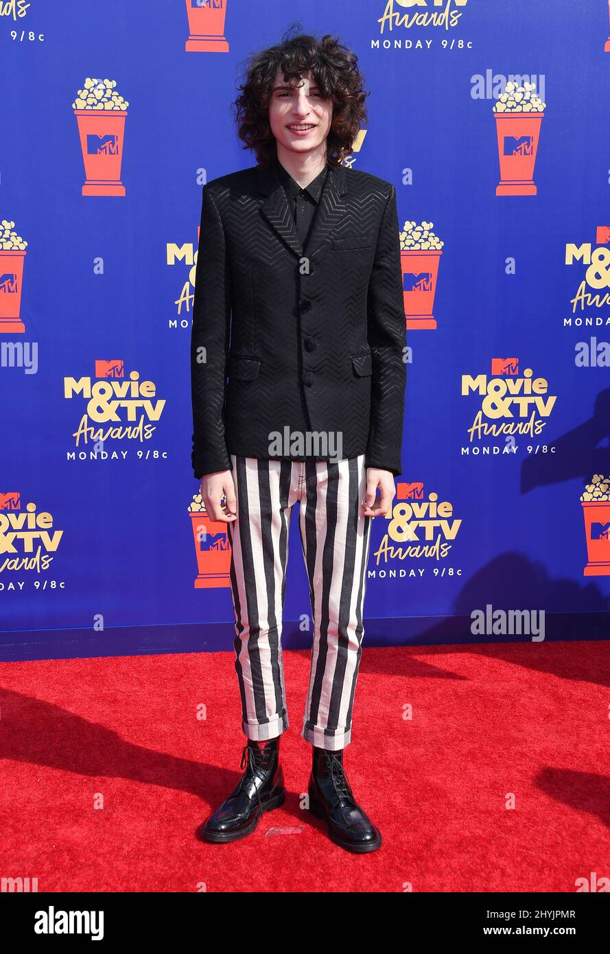 Finn Wolfhard arriving to the MTV Movie & TV Awards 2019 at Barker ...