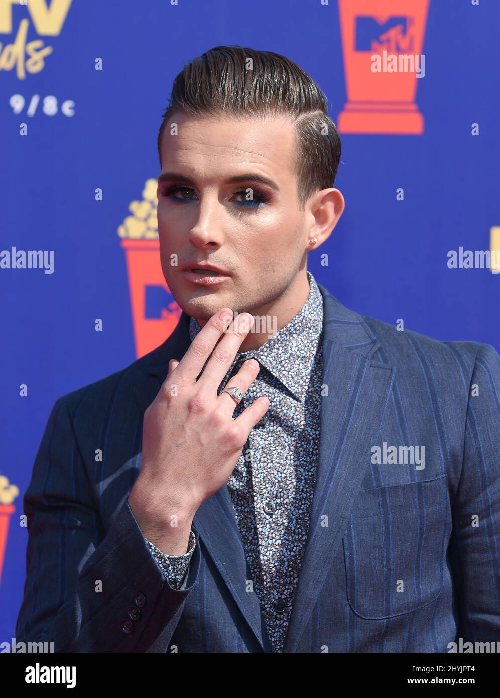 Nico Tortorella arriving to the MTV Movie & TV Awards 2019 at Barker ...