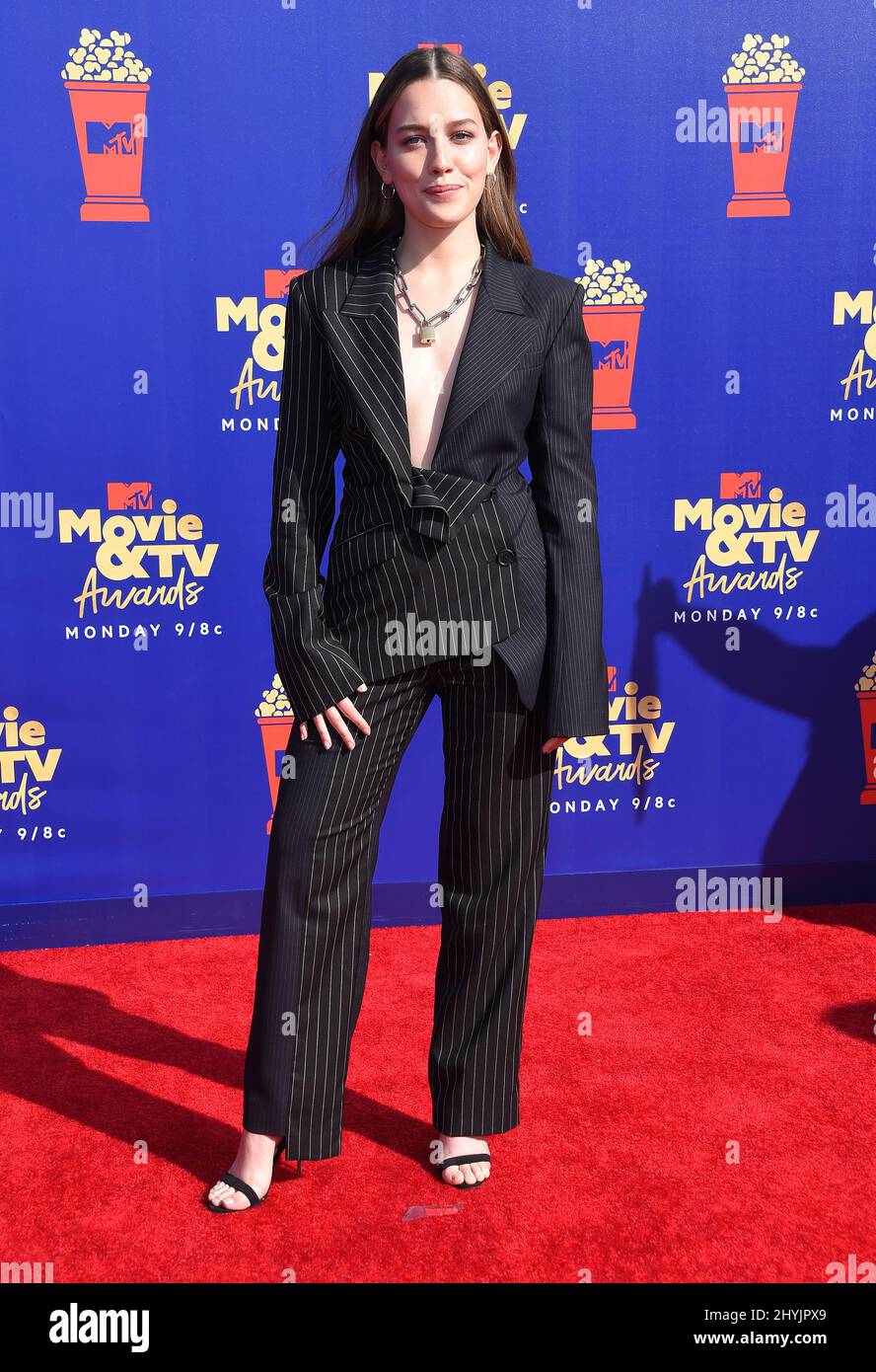 Victoria Pedretti arriving to the MTV Movie & TV Awards 2019 at Barker ...
