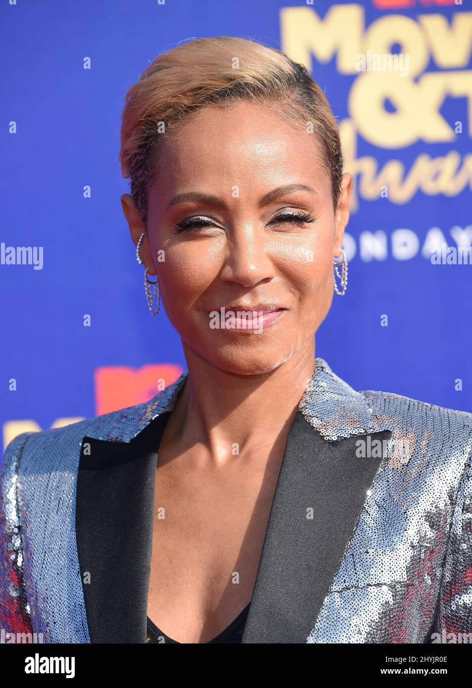 Jada Pinkett Smith arriving to the MTV Movie & TV Awards 2019 at Barker ...