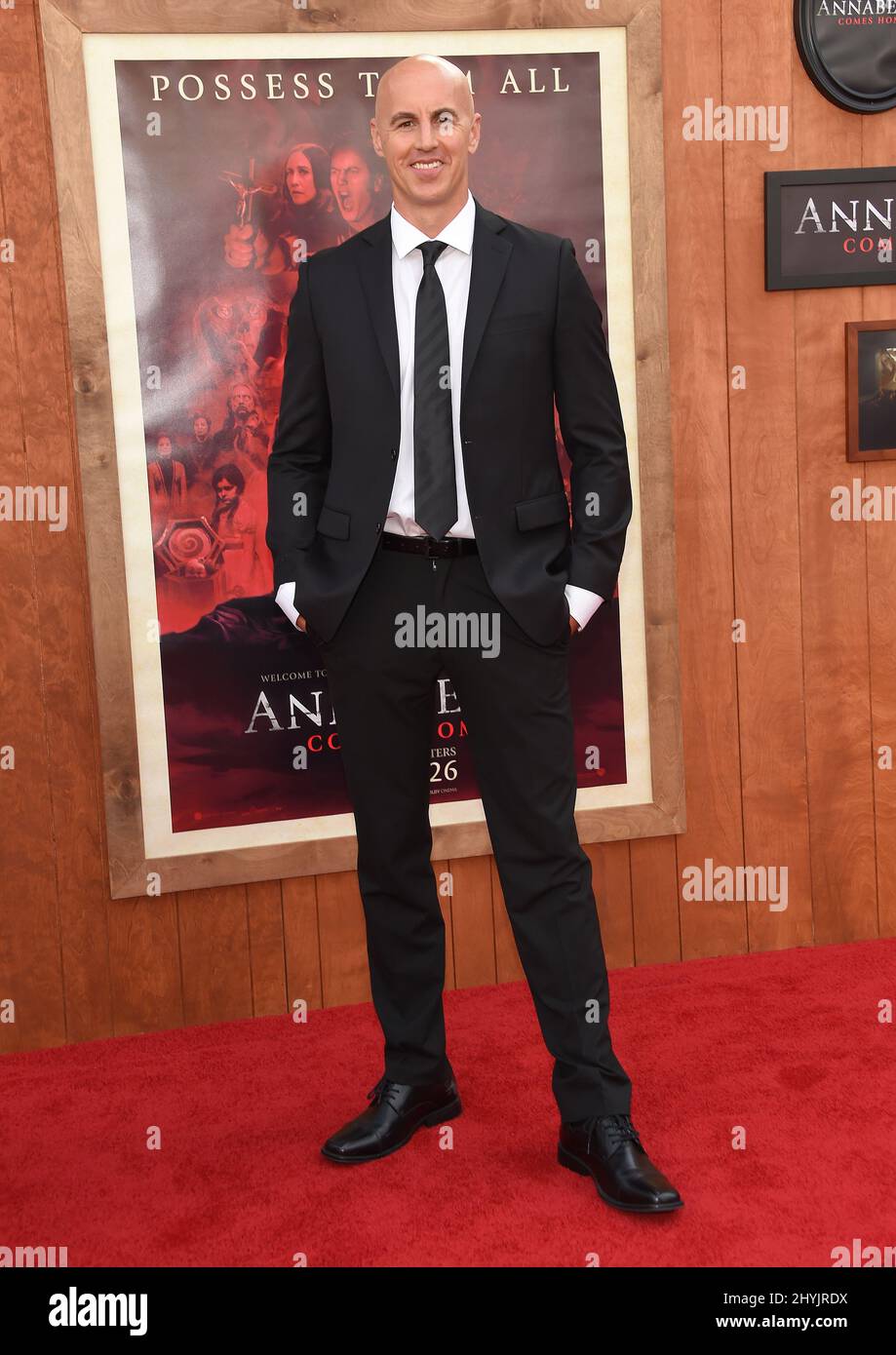 Douglas Tait attending the Annabelle Comes Home Premiere held in Los ...