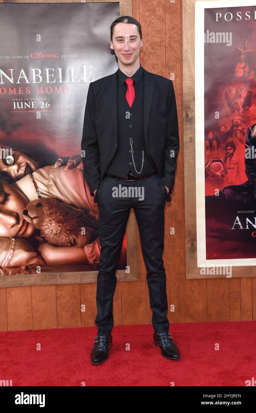 Alexander Ward attending the Annabelle Comes Home Premiere held in Los ...