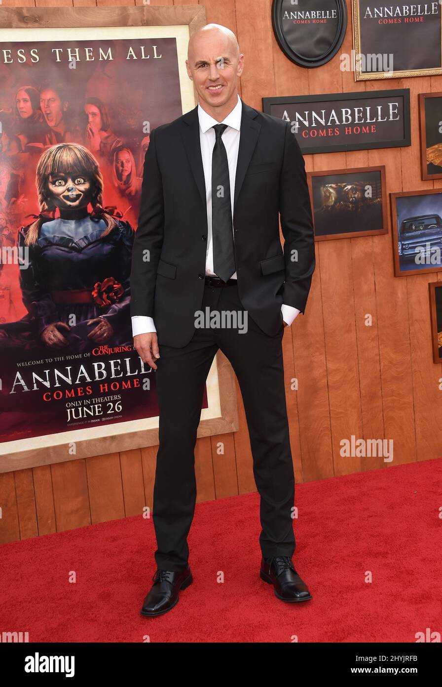 Douglas Tait attending the Annabelle Comes Home Premiere held in Los ...