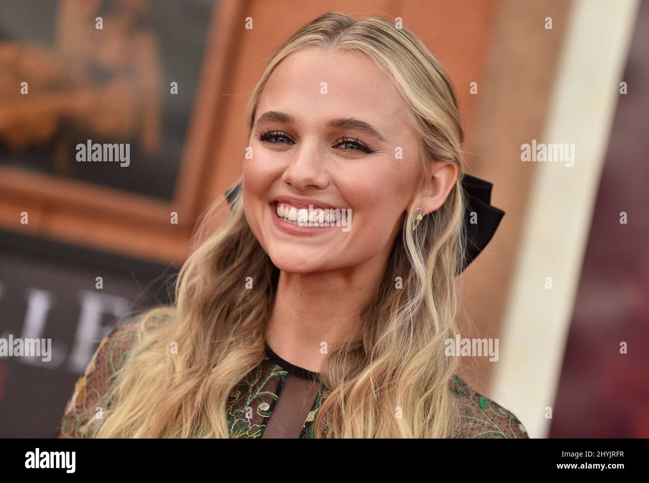 Madison Iseman attending the Annabelle Comes Home Premiere held in Los ...