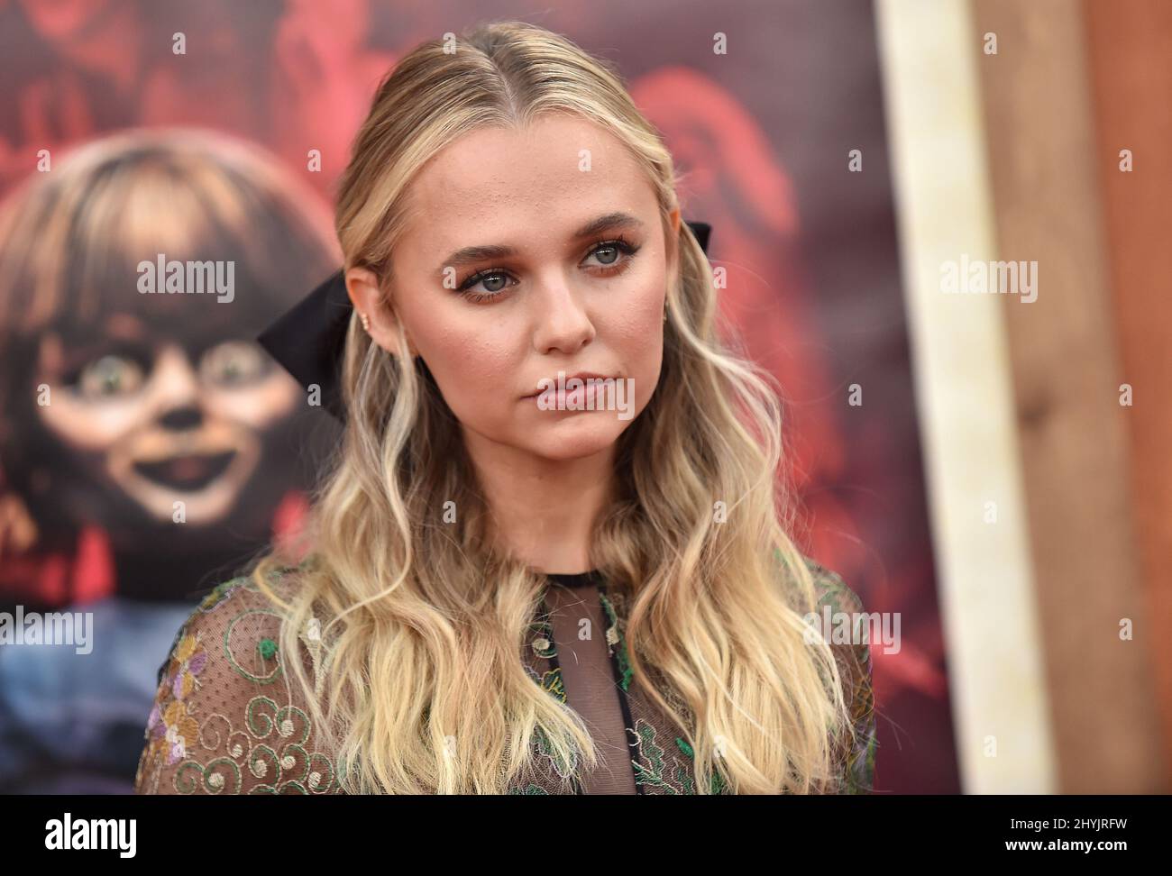 Madison Iseman attending the Annabelle Comes Home Premiere held in Los ...