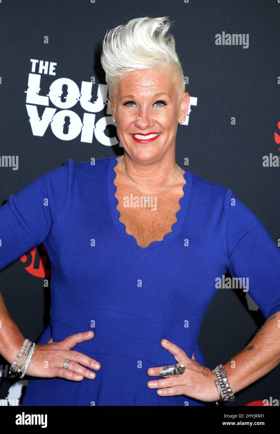 Anne Burrell attending 'The Loudest Voice' Premiere held at The Paris ...