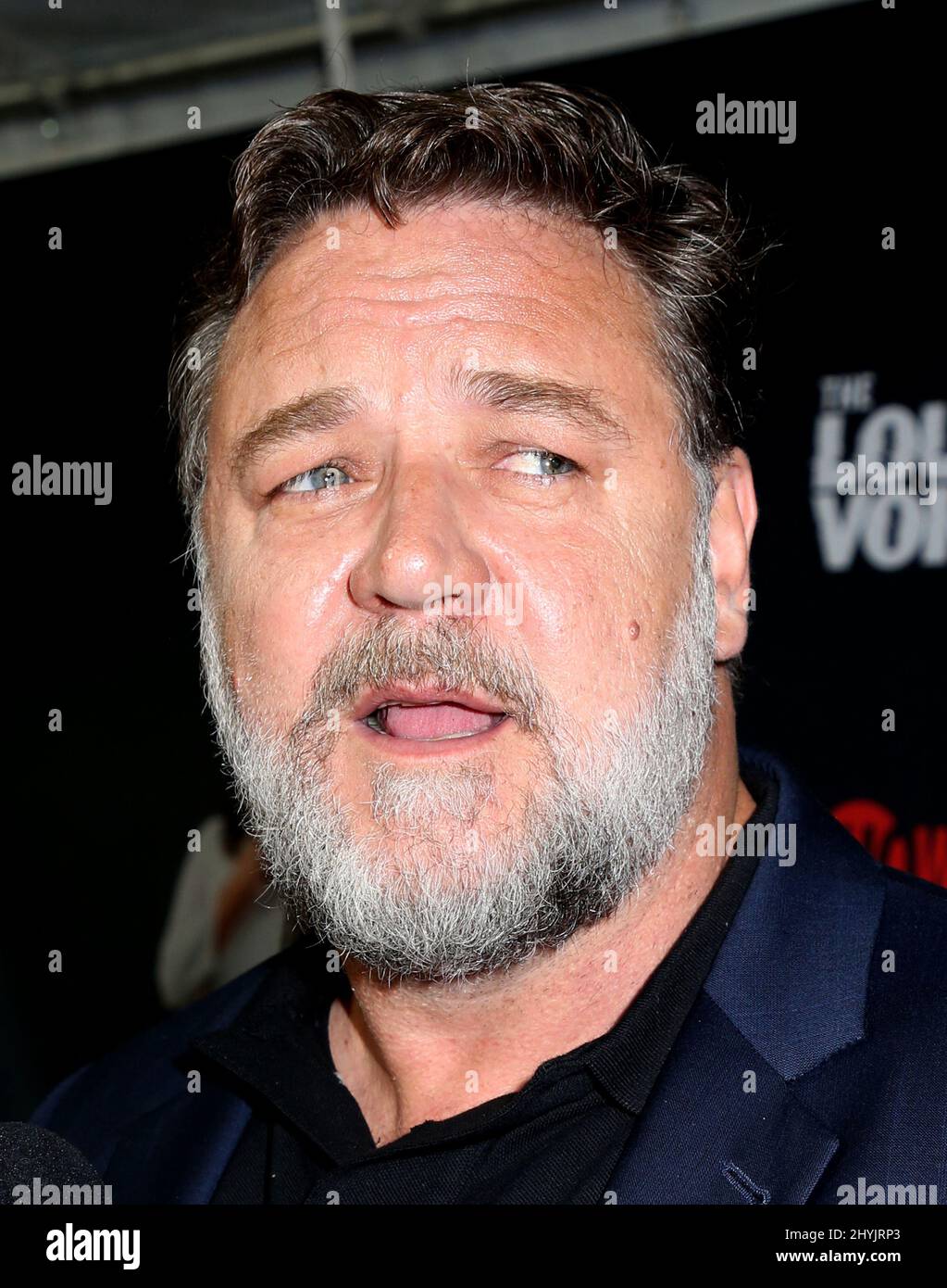 Russell Crowe attending 'The Loudest Voice' Premiere held at The Paris ...