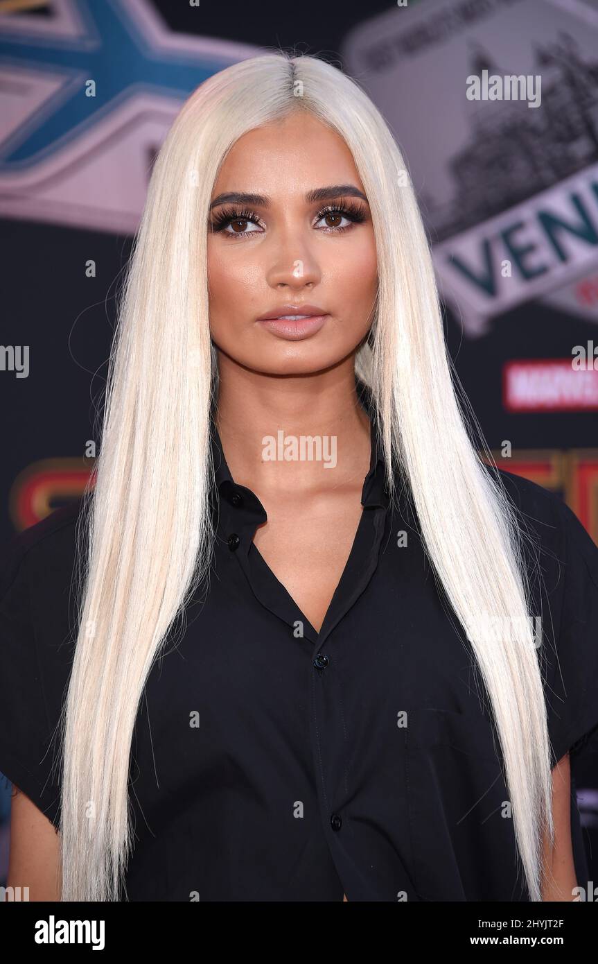 Pia Mia at the "Spider-Man: Far From Home" world premiere held at the ...